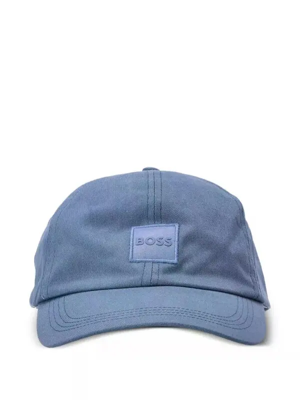 BOSS Logo-patch Cap - Blue