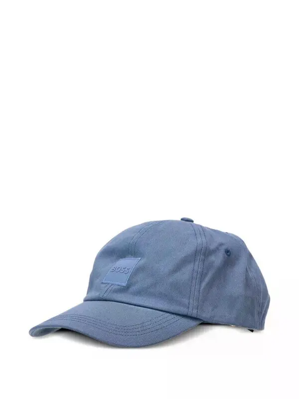 BOSS Logo-patch Cap - Blue