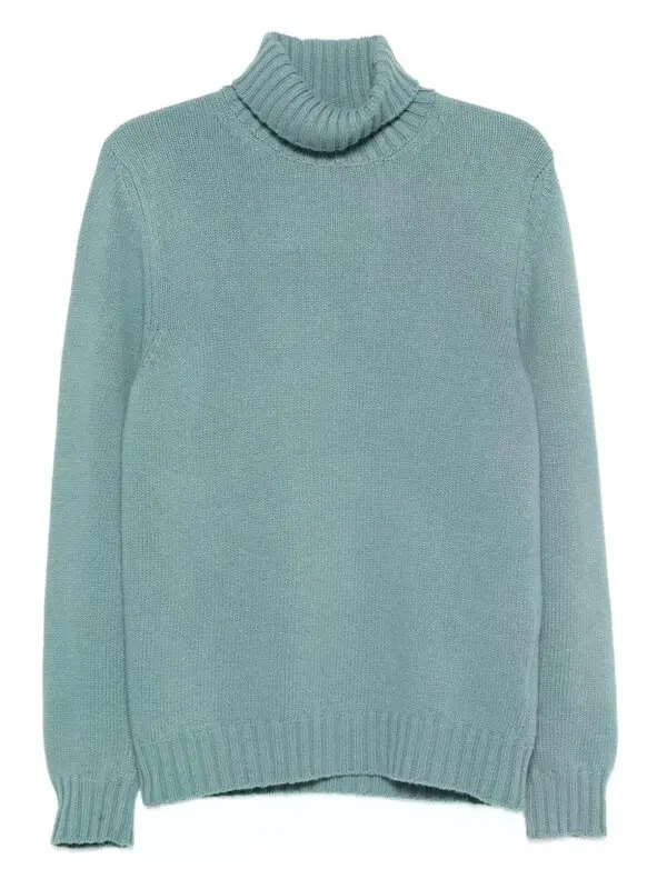 Fedeli Turtleneck Sweater - Blue