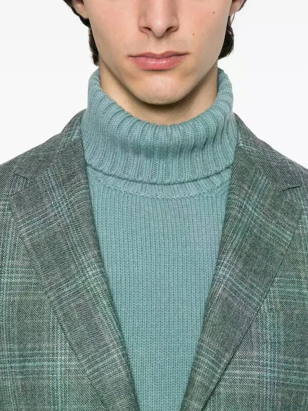 Fedeli Turtleneck Sweater - Blue