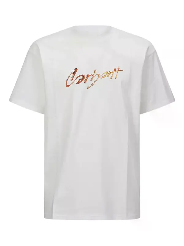 Carhartt Work In Progress Drip Script T-shirt - White