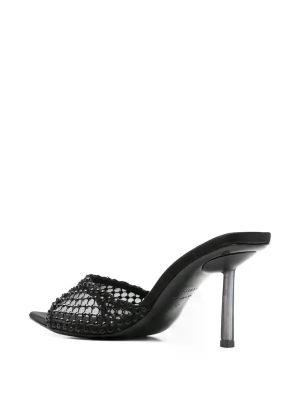 LE SILLA 80mm Crystal-embellished Pointed-toe Heeled Sandals