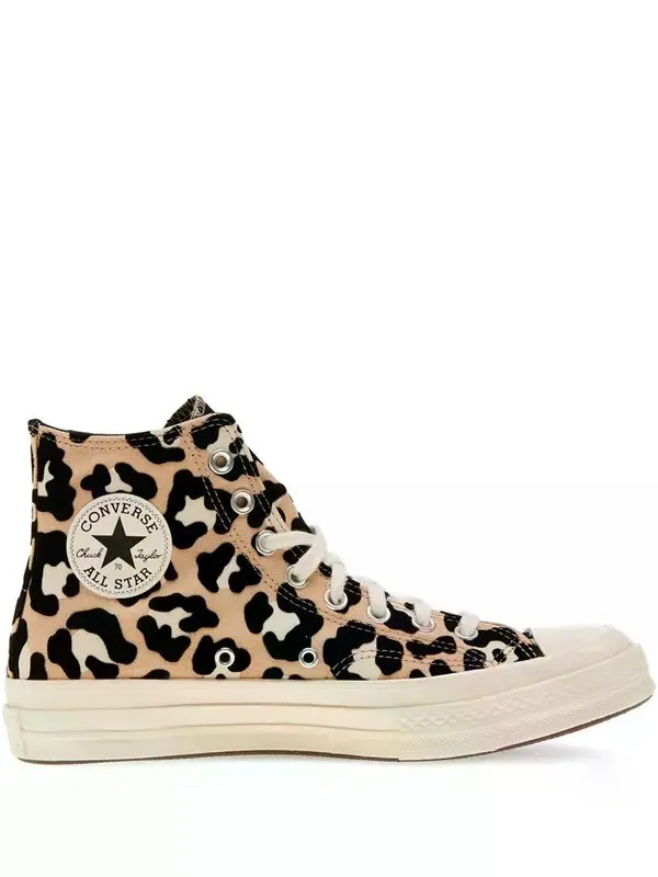CONVERSE Chuck 70 Leopard-print High-top Sneakers