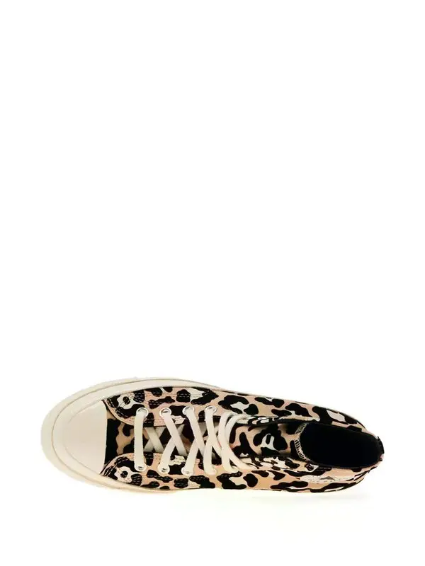 CONVERSE Chuck 70 Leopard-print High-top Sneakers