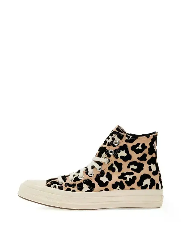 CONVERSE Chuck 70 Leopard-print High-top Sneakers