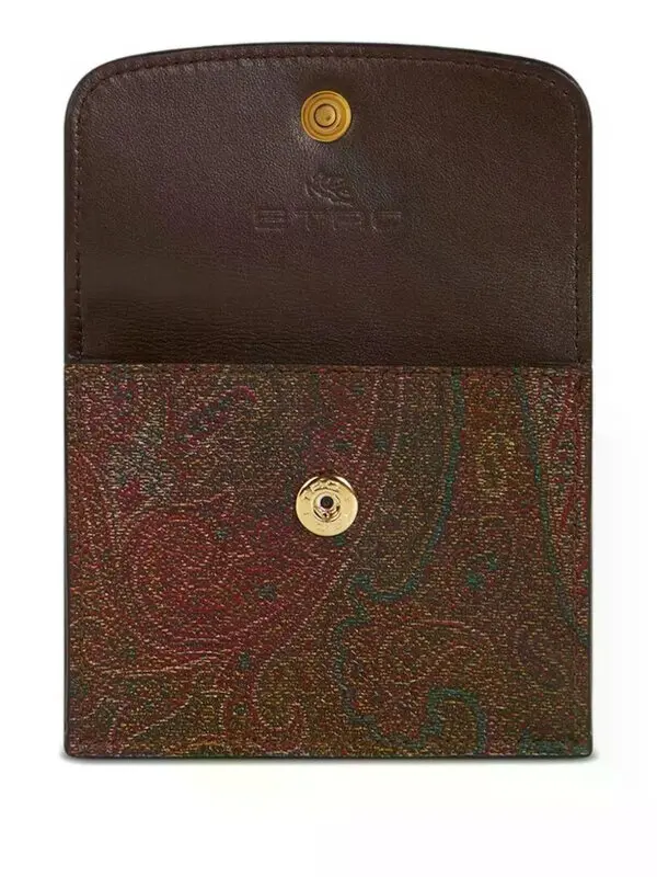 Etro Paisley Flap Cardholder