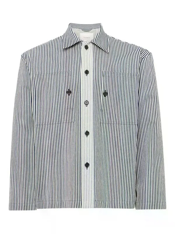 JW Anderson Striped Patch-pocket Shirt