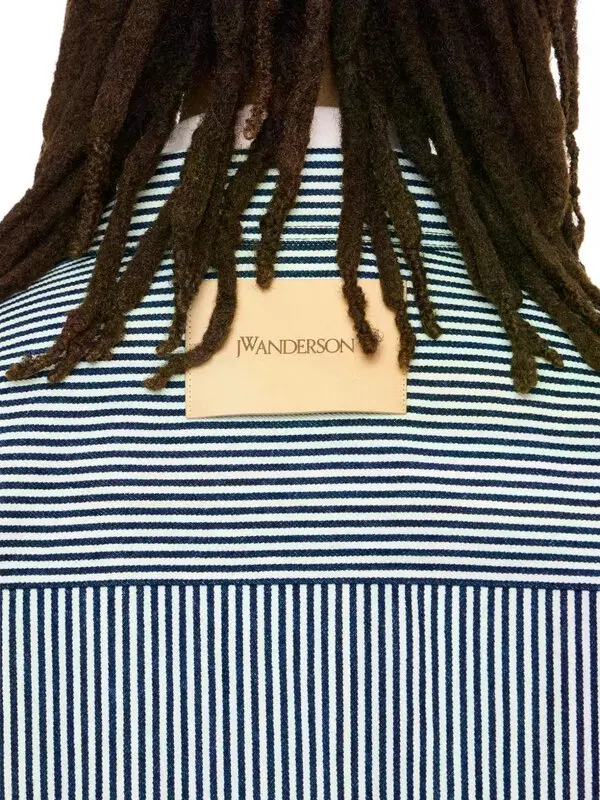 JW Anderson Striped Patch-pocket Shirt