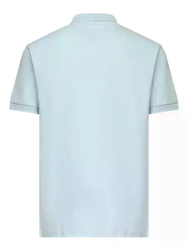 SUN 68 Embroidered-logo Polo Shirt - Blue