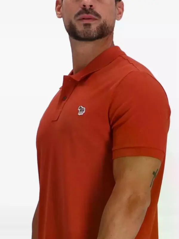 Paul Smith Zebra-patch Polo Shirt
