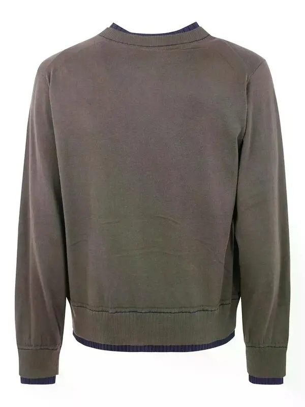 Sacai Contrast-trimmed Sweater