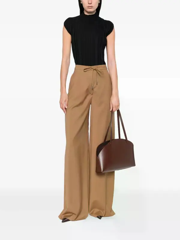 Max Mara Wool Drawstring Trousers