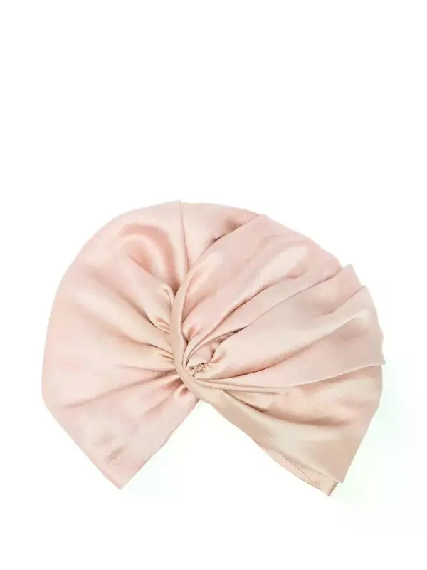 JENNIFER BEHR Bow-detail Silk Hat - Pink