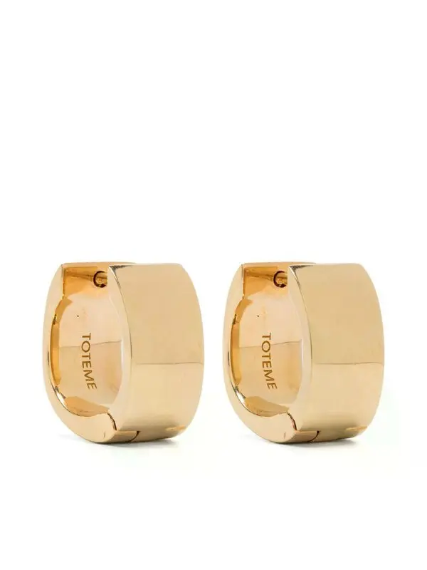 TOTEME Signature Hoop Earrings - Gold