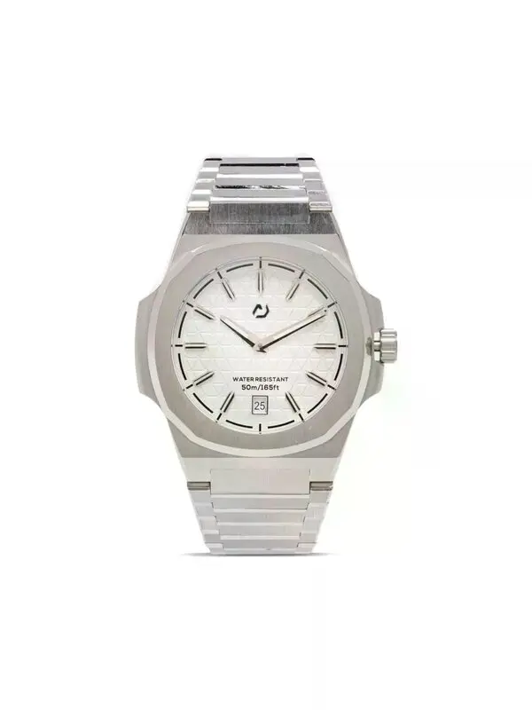 NUUN OFFICIAL 40.5mm Octagonal Case Watch - White