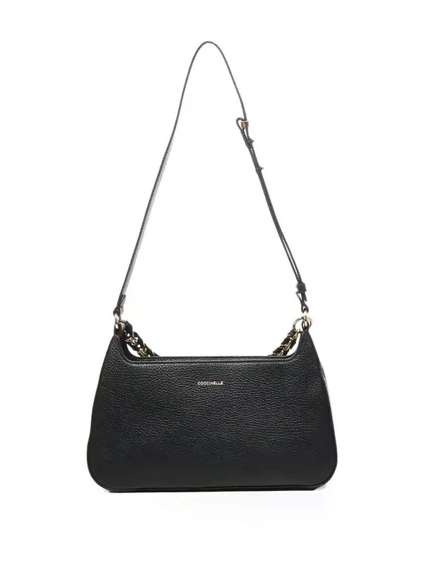 COCCINELLE Beat Chain-trimmed Shoulder Bag - Black