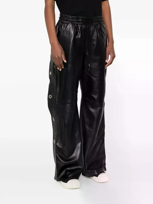 R13 Leather Side-zip Trousers