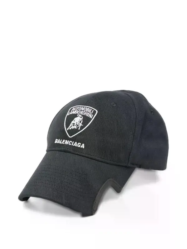 Balenciaga X Automobili Lamborghini Baseball Cap - Black
