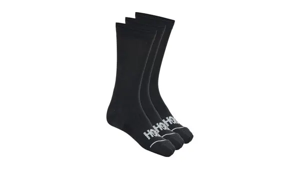 HOKA® Crew Run Socks 3 Pack - Black