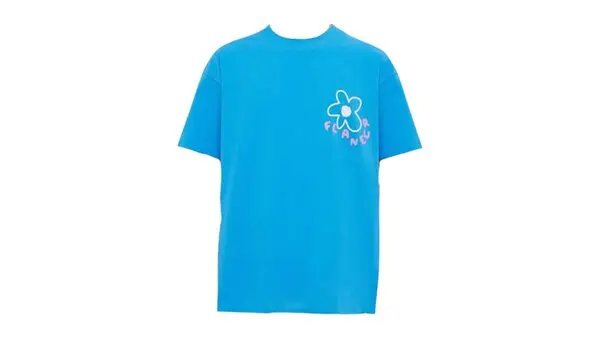 FLANEUR Blossom T-shirt - Blue