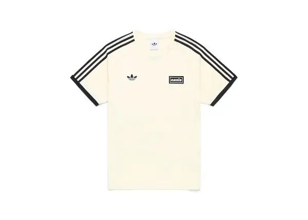Adidas X Oasis Tour 3stripes T-shirt - Cream White