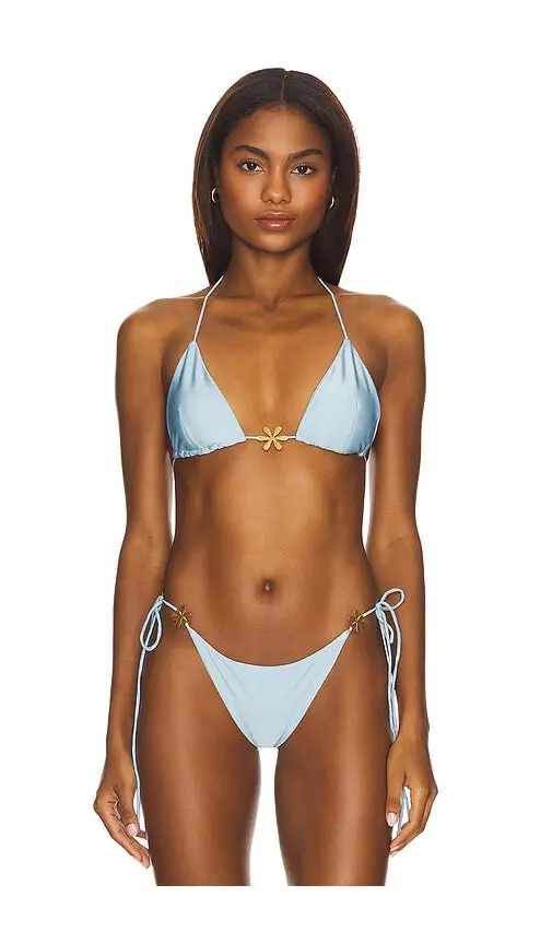 ASTA RESORT Juliana Bikini Top - Sky Blue