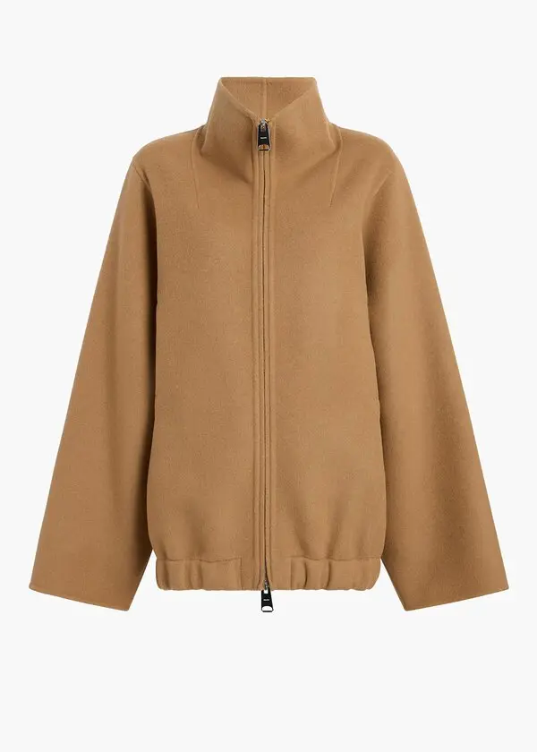 Khaite Garret Wool Jacket - Camel