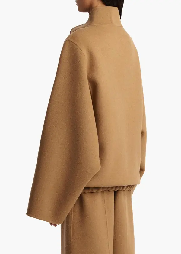 Khaite Garret Wool Jacket - Camel