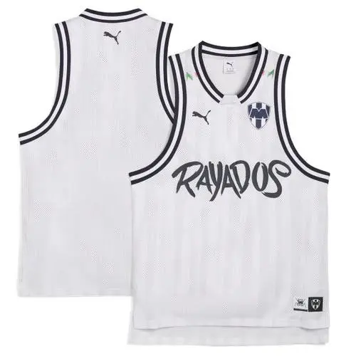 PUMA Cf Monterrey 2025 Fifa Club World Cup Drycell Basketball Jersey - Gray
