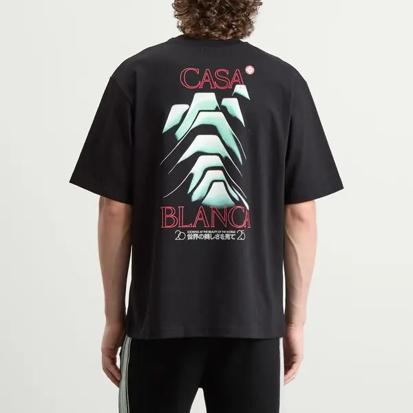 Casablanca Frosty Mountain Screen Printed T-shirt
