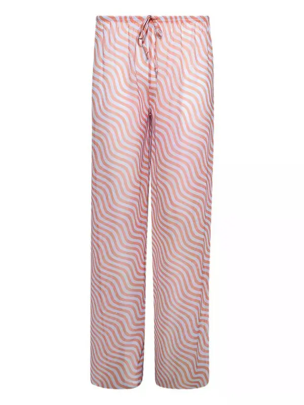 Bond Eye Riley Wave-print Trousers