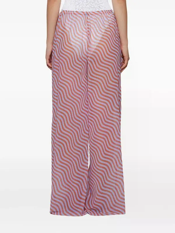 Bond Eye Riley Wave-print Trousers