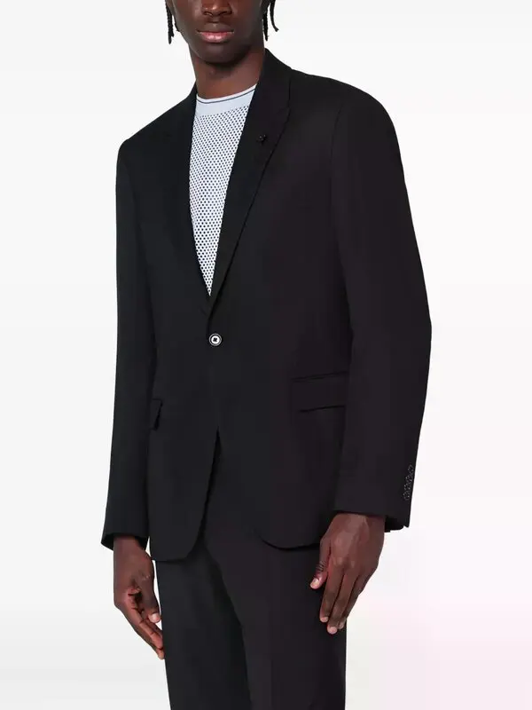 LARDINI Single-breasted Single-button Blazer