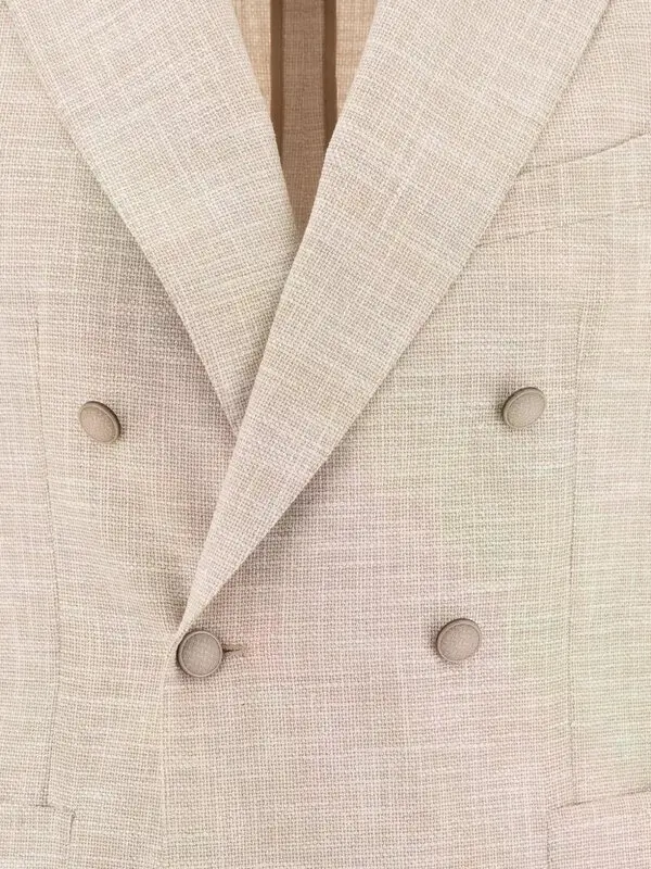 Tagliatore Double-breasted Textured Blazer