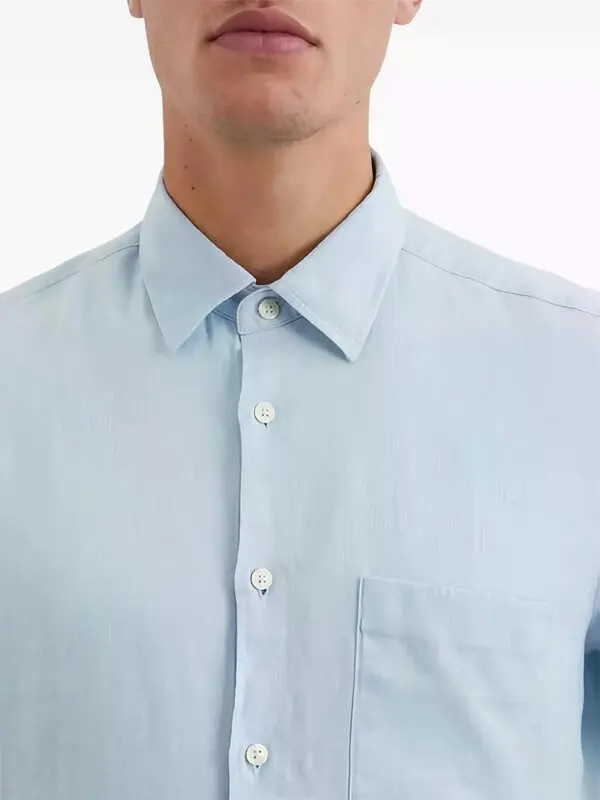 Marc O'polo Short-sleeve Button-up Shirt - Blue