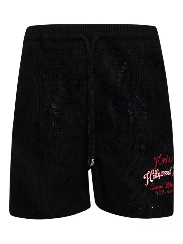 Amiri Hollywood Crochet Shorts