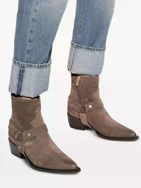 GOLDEN GOOSE Debbie Ankle Boots - Brown