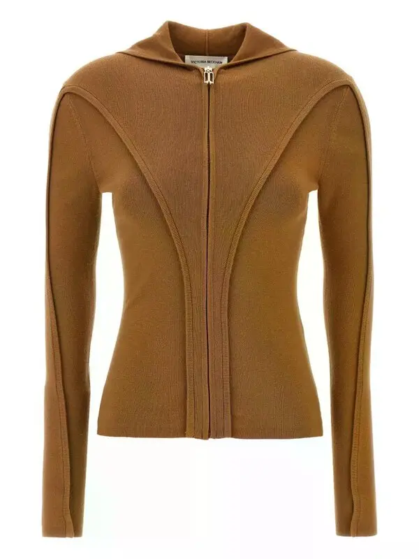 Victoria Beckham Zip-front Hoodie