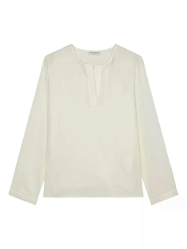 Marc O'polo Pleated Collar Long-sleeve Blouse