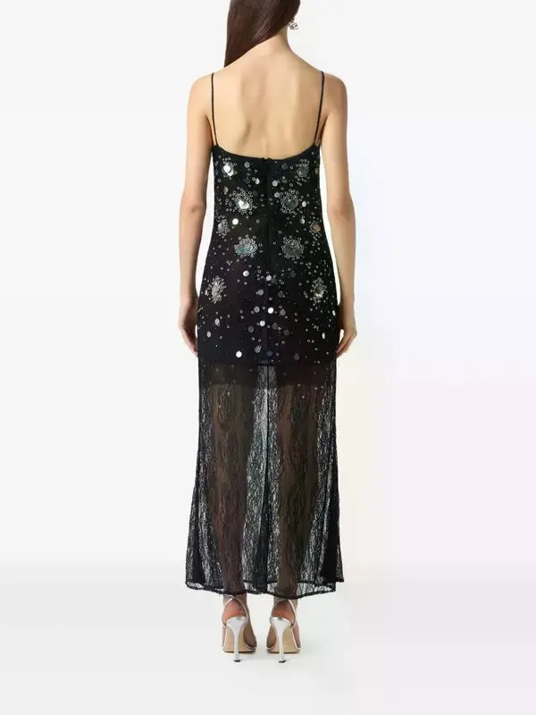 Blumarine Sequin-embellished Lace Gown