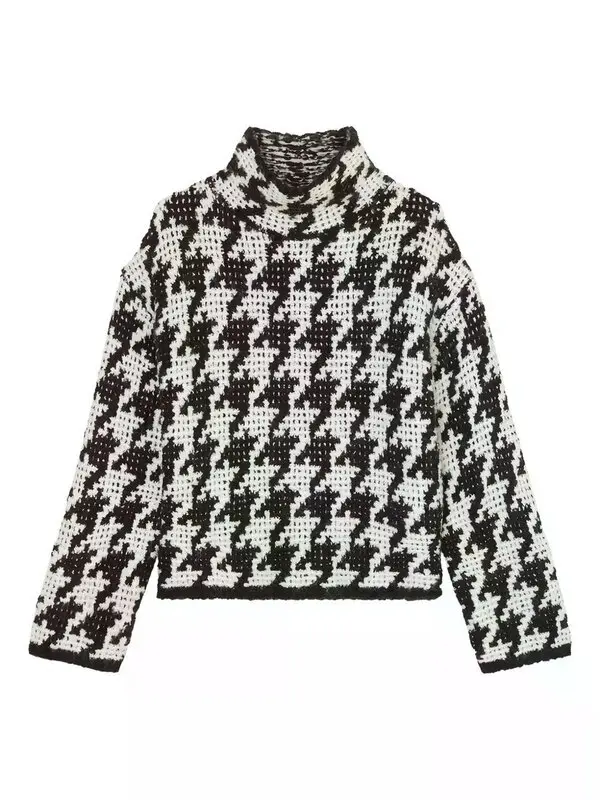 Marc O'polo Houndstooth Turtleneck Sweater