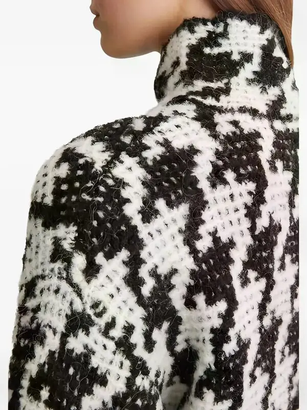 Marc O'polo Houndstooth Turtleneck Sweater