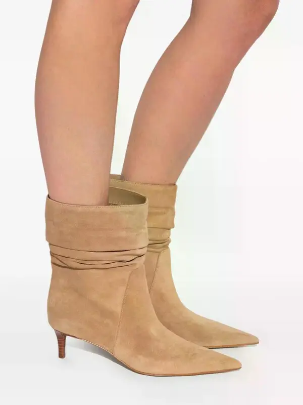 Michael Kors 50mm Ruched Pointed-toe Boots