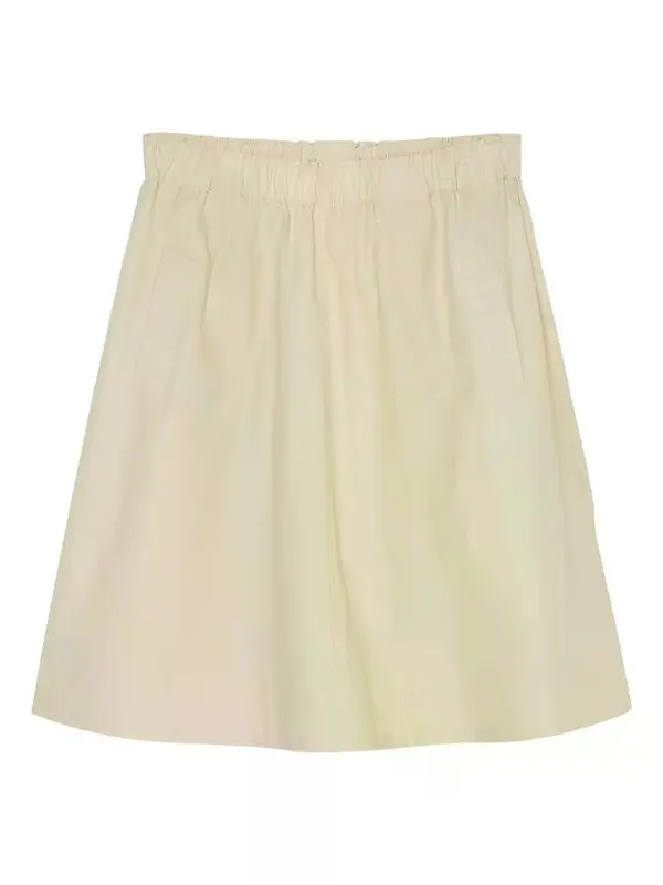 Marc O'polo Mini Skirt With Elasticated Waist - Neutrals