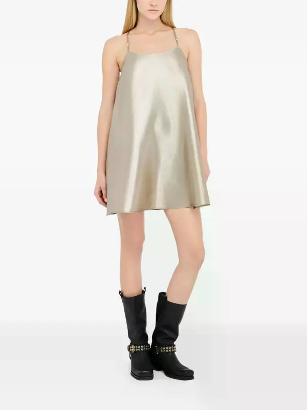 Liu Jo Laminated Crepe Dress