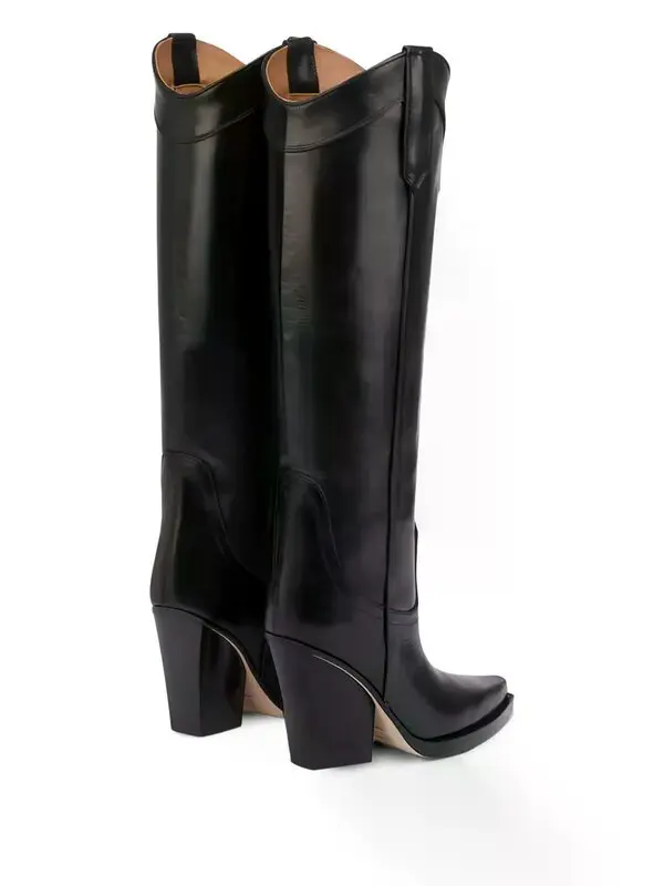 Paris Texas El Dorado Calf Leather Pointed-toe Boots