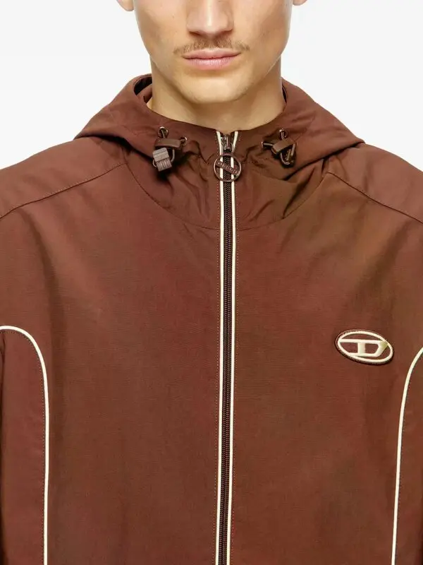 DIESEL Piped Hooded Jacket