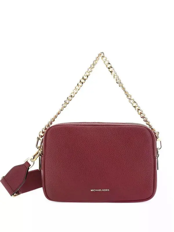 Michael Kors Leather Crossbody Bag With Chain Strap