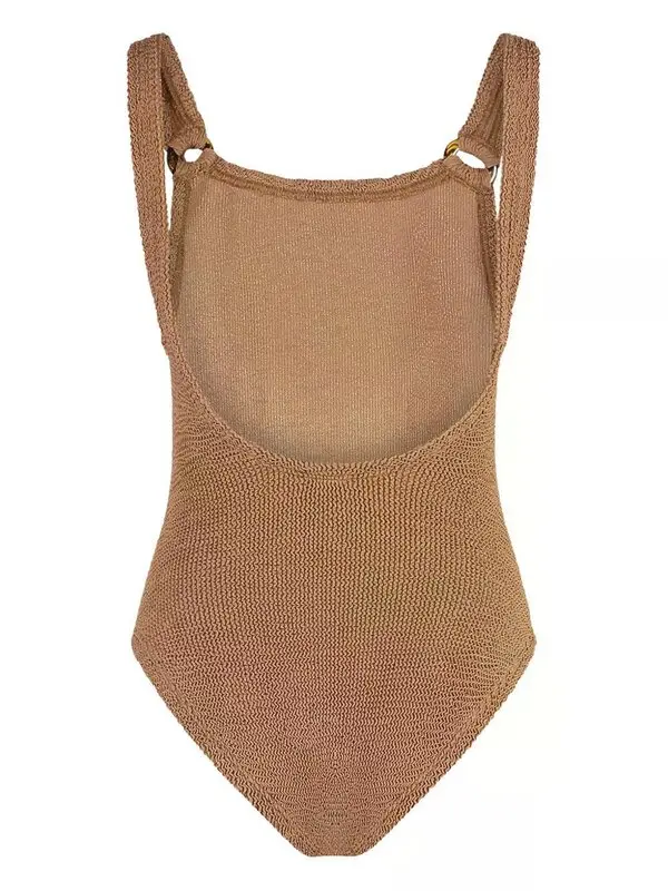 Hunza G Domino One-piece Swimsuit - Brown