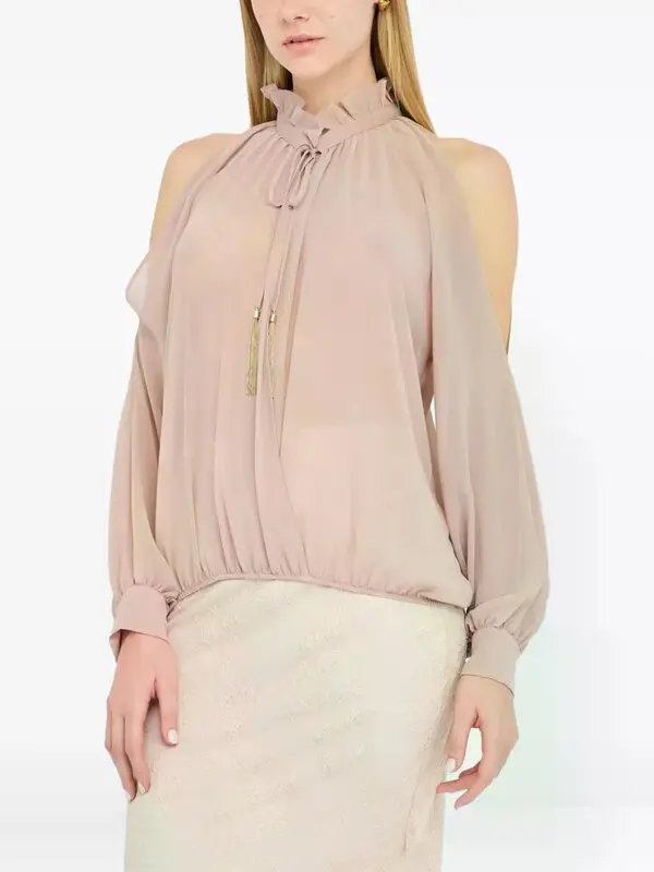 Liu Jo High-neck Tassel Blouse